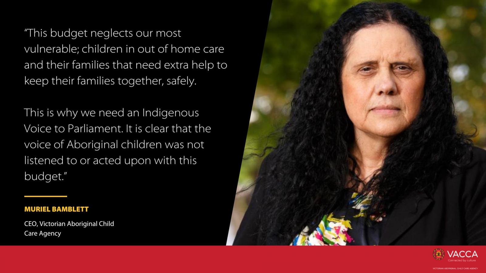 Aboriginal children missing in Federal Budget, funding for family violence - VACCA